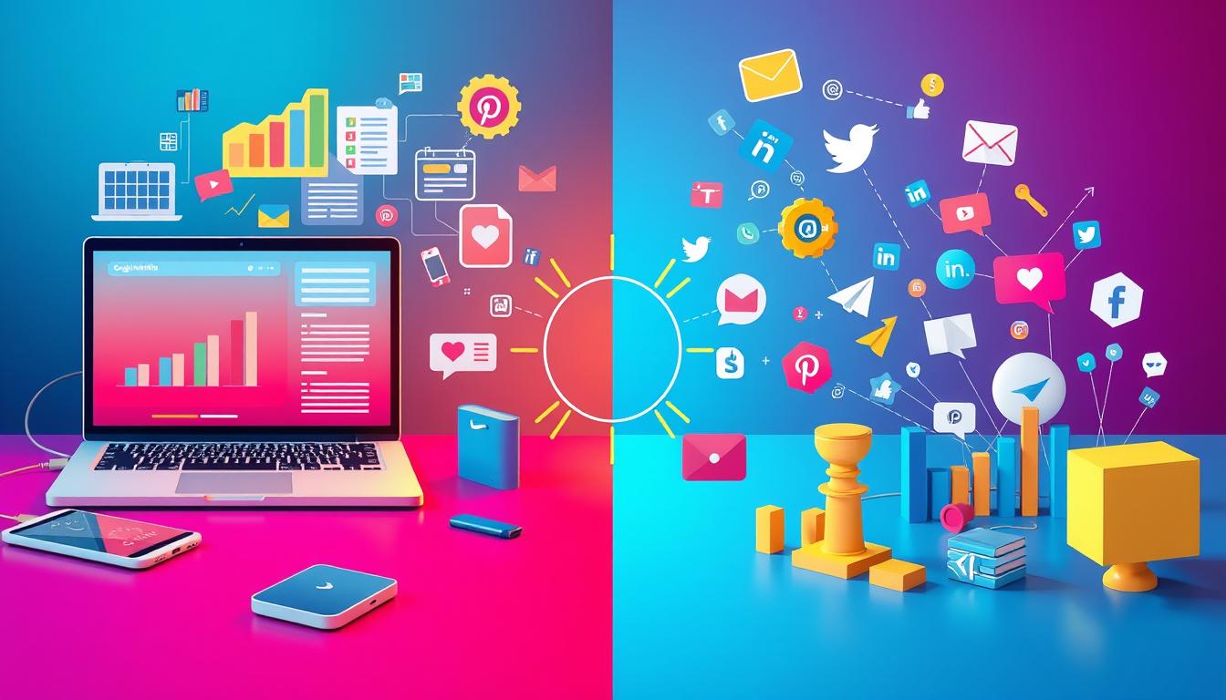 Marketing digitale vs. social media: scopri le loro differenze